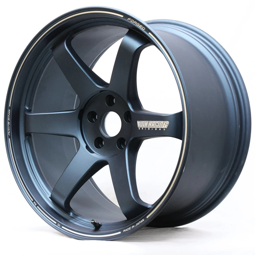 Volk Racing TE37 Ultra M-Spec 19X10.5+35 5-112 Matte Blue Gunmetal Whe ...