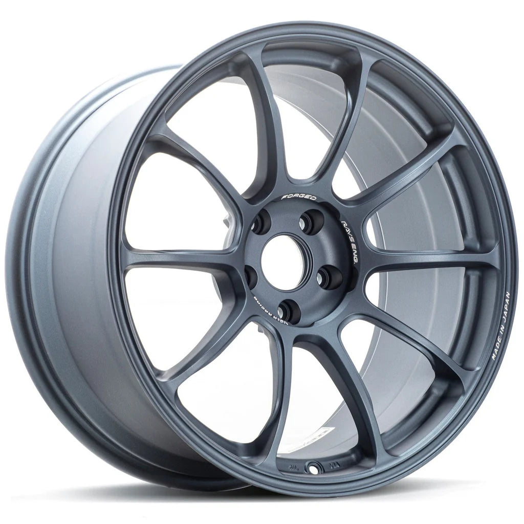 Volk Racing ZE40 M-Spec 18X9.5+35 5-114.3 Matte Blue Gunmetal Wheel ...