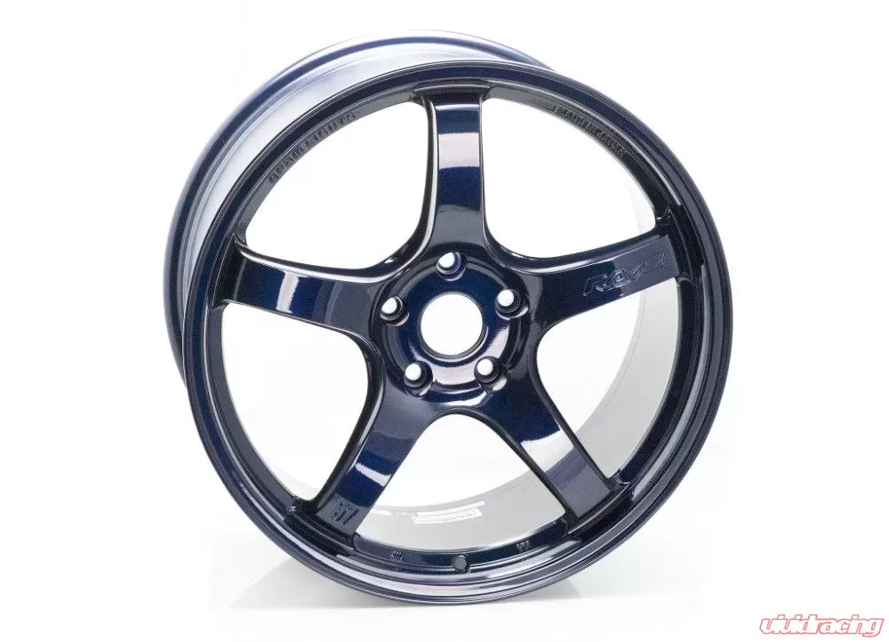 Gram Lights 57CR 18X9.5+38 5-100 Eternal Blue Pearl Wheel – REWRK ...