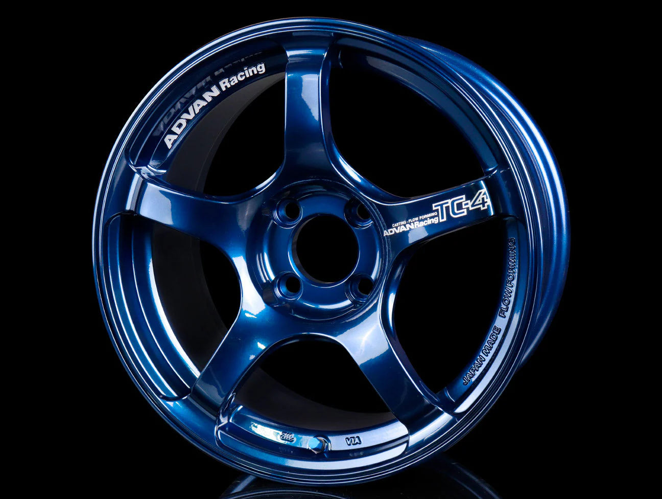 Advan TC4 18X9.5+38 5-114.3 Racing Indigo Blue Wheel – REWRK Collective