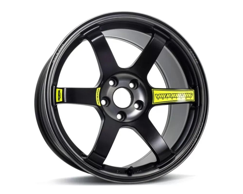 Volk Racing TE37 Saga SL M-Spec 18X9.5+22 5-114.3 Pressed Black Wheel ...