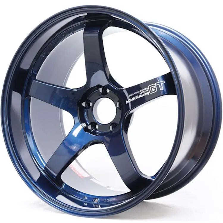 Advan GT Premium 18X10.0+40 5-120 Racing Titanium Blue Wheel – REWRK ...
