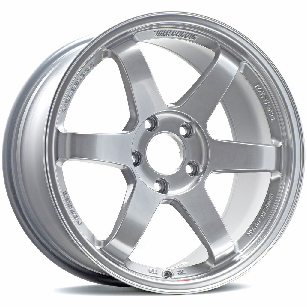 Volk Racing TE37SL 18X11.0+18 5-114.3 Titanium Silver Wheel – REWRK ...